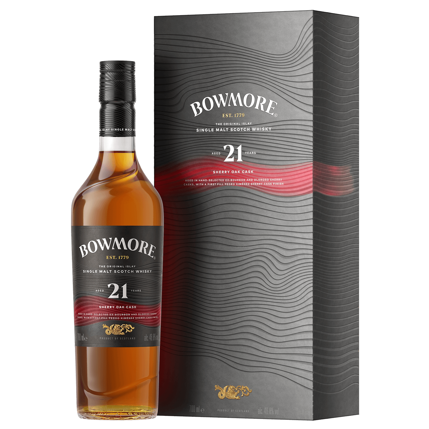 21 Year-Old Sherry Oak Cask Scotch | Bowmore